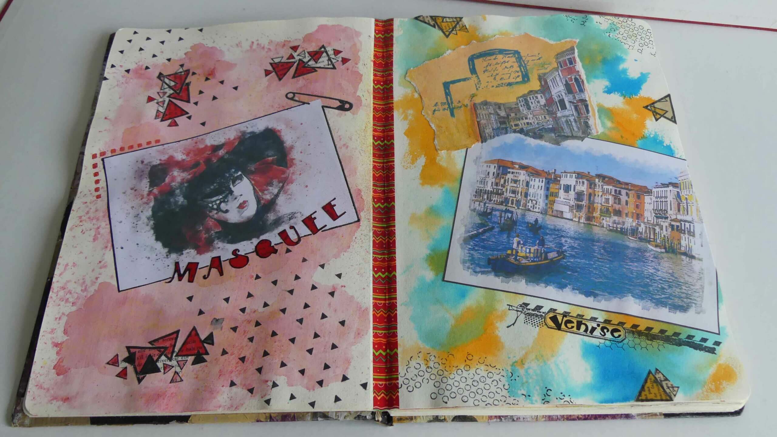 Art journal - Pages Venise - Withmo