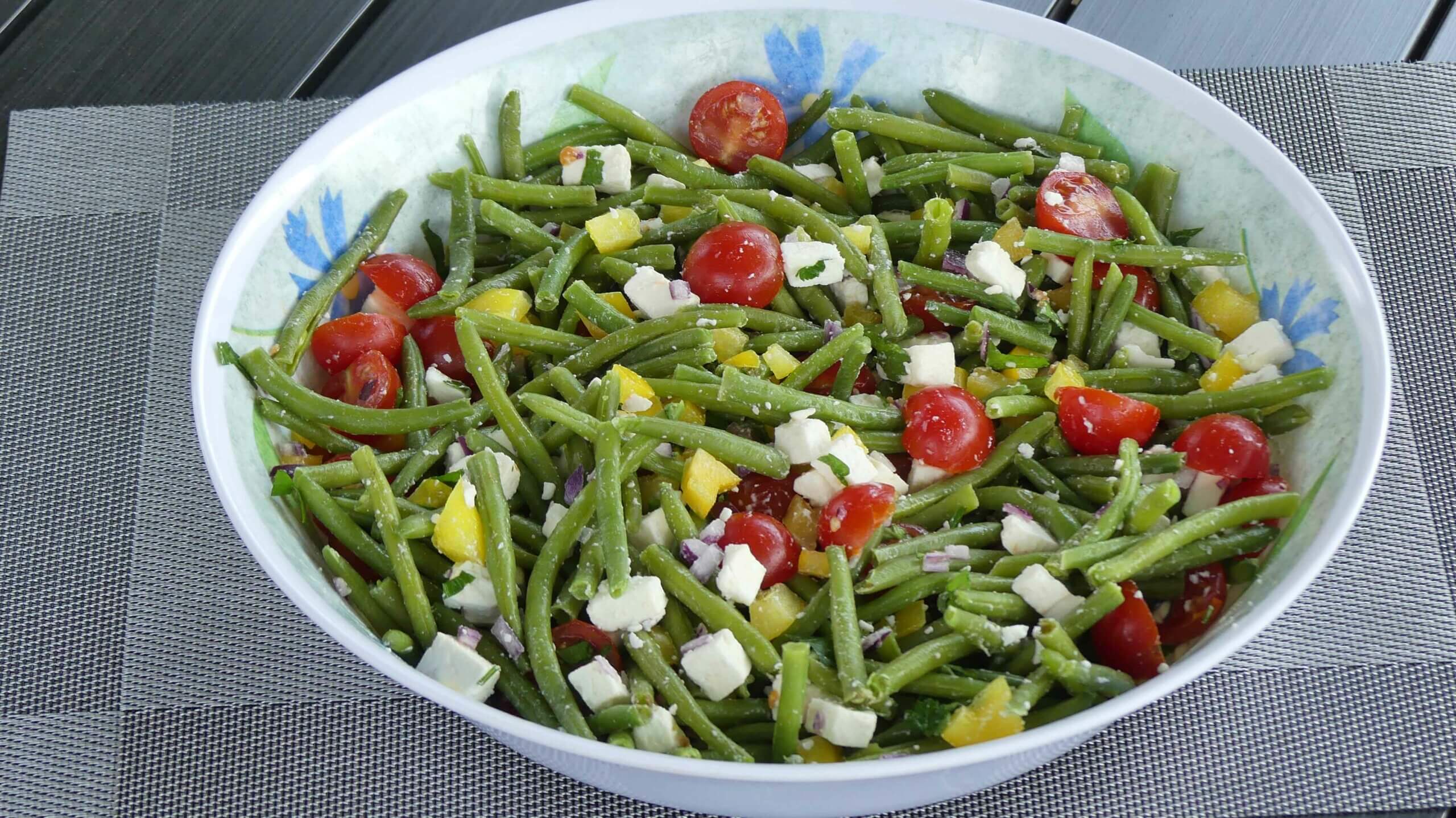 Salade haricots verts à la grecque - Withmo